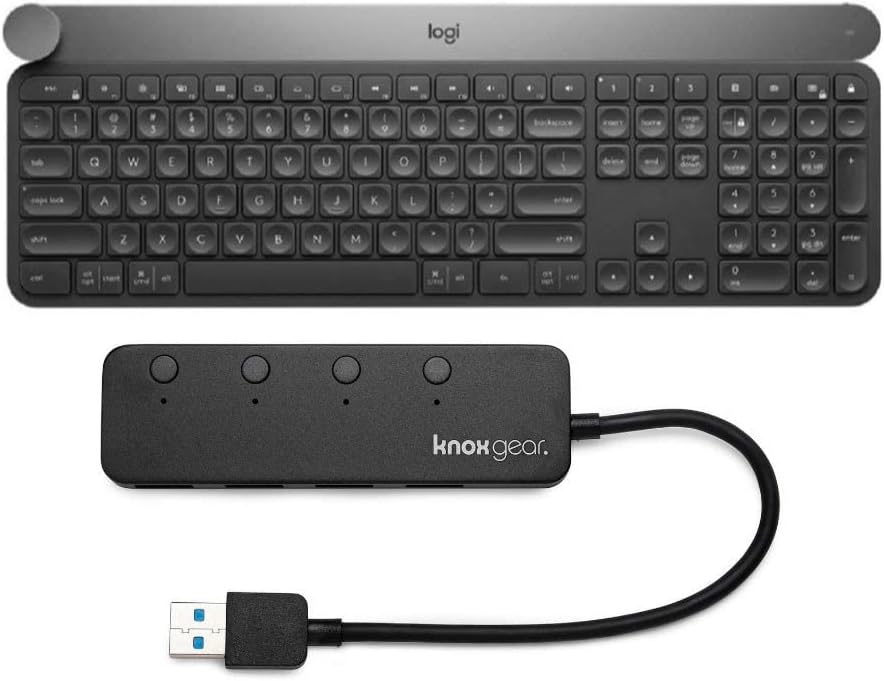 Amazon.com: Logitech Craft Advanced Wireless Keyboard Bundle with ...