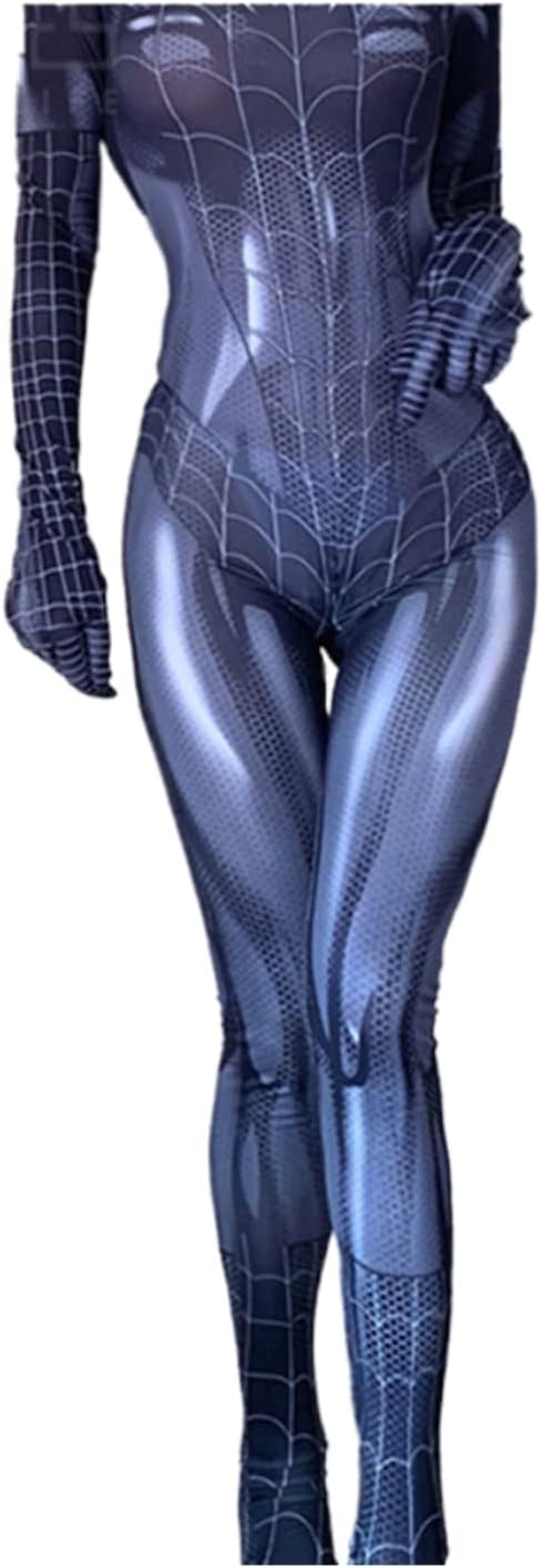 Amazon.com: AGJGFM Women's sexy one-piece superhero role-playing tights ...