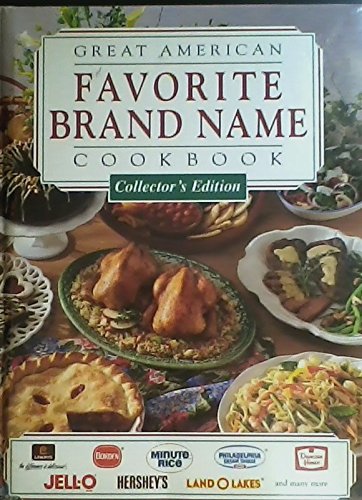 Great American Brand Name Cookbook Collectors Edition - 1993 ...