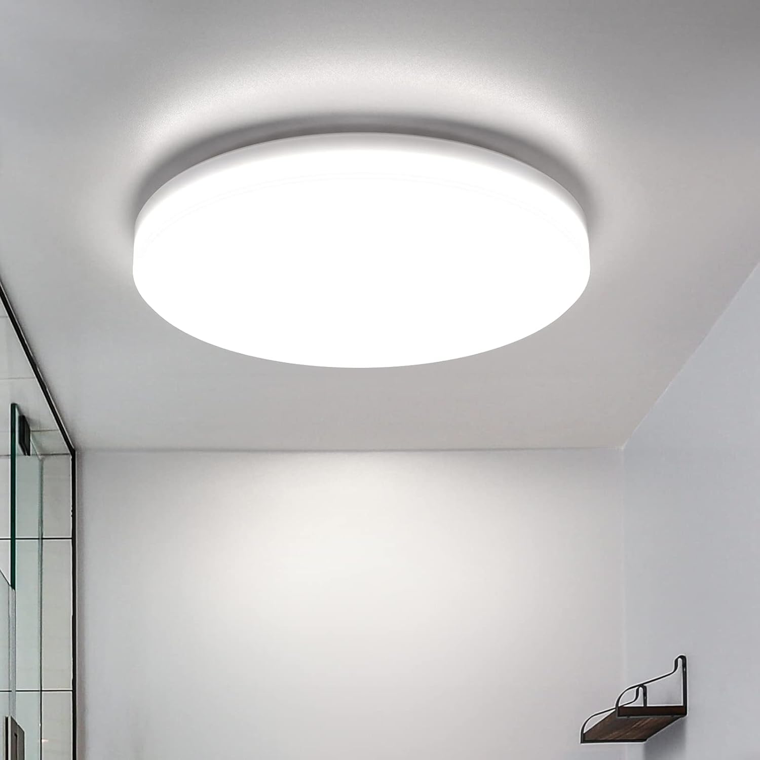 Bathroom Led Ceiling Light 22W Daylight Ceiling Light Ø 30cm Waterproof ...