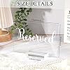 Amazon.com: Roowest 10 Set Acrylic Reserved Table Signs Clear Wedding ...