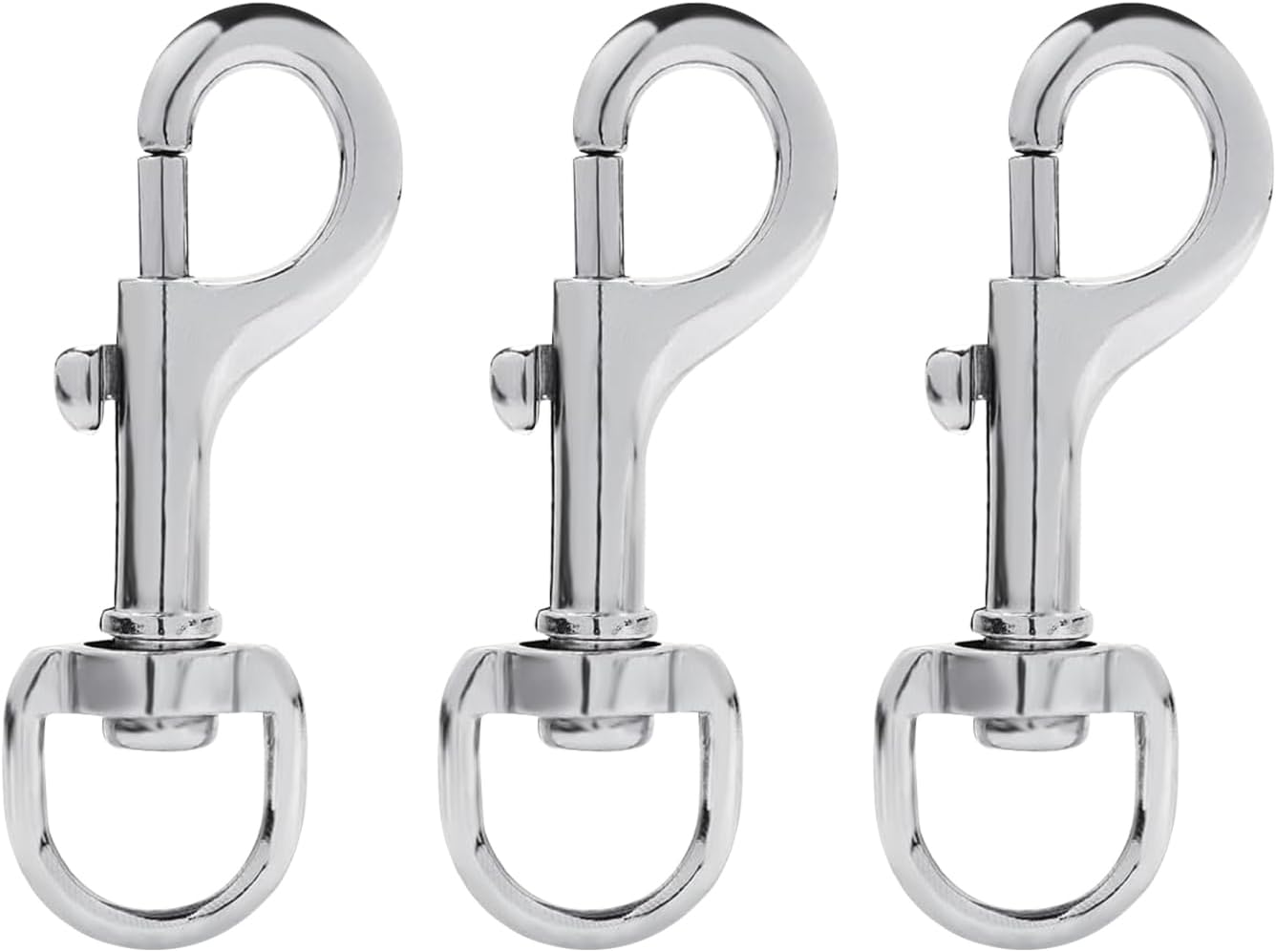 Heavy Duty Swivel Snap Hooks 360° Swivel Dog Lead Clip Zinc Alloy ...