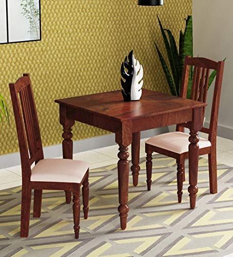 Monika Wood Furniture Solid Wood Dining Table 2 Seater | Dinning Table ...