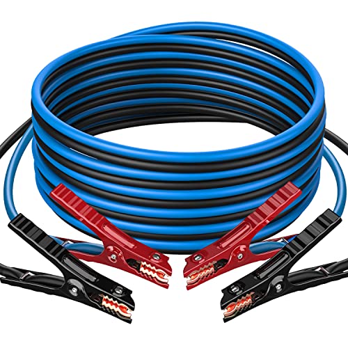 Snapklik.com : Powrun P220 Jumper Cables For Car Battery, 800A Heavy ...