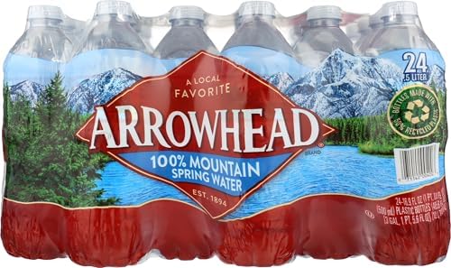 Amazon.com : Arrowhead Mountain Spring Water Bottles, 12 Pack - Still ...