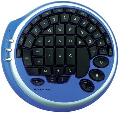 Wolfking DK2388UBL Warrior Gaming Keypad Blue Gameboard: Amazon.de ...