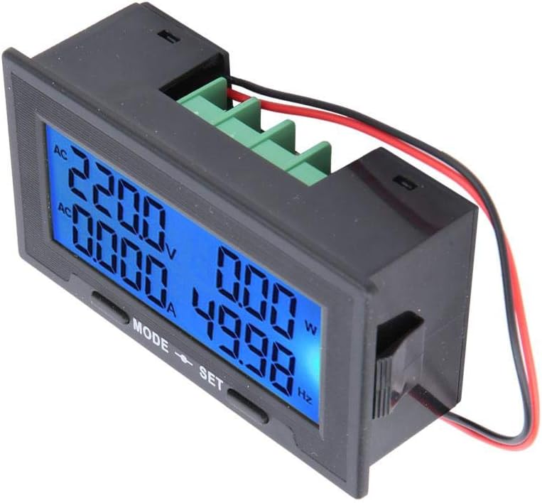 Amazon.com: CGELE DC Multifunction Battery Monitor Meter with Shunt,0 ...