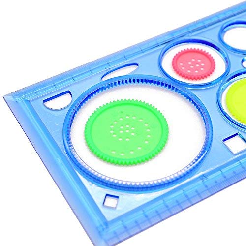 Generic Spirograph Set For Kids With 4 In 1 Pen & 1 Pencil, 6 Piece Set ...