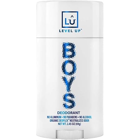Amazon.com : Level Up Boys Deodorant: Aluminum-Free, Alcohol-Free ...