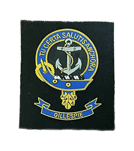 Amazon.com: Gillespie Scottish Clan Embroidered Blazer Crest : Clothing ...