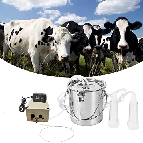 Snapklik.com : 3L Cow Milking Machine,Suction Speed Adjustable Electric ...