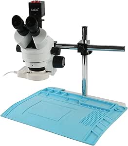 ISZCIH Digital Microscope 7-45X Trinocular Microscope HD 1080P Digital ...