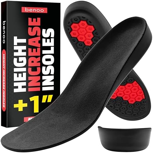 Amazon.com: Height Increase Insoles for Men (+1 inch) Instant Height ...