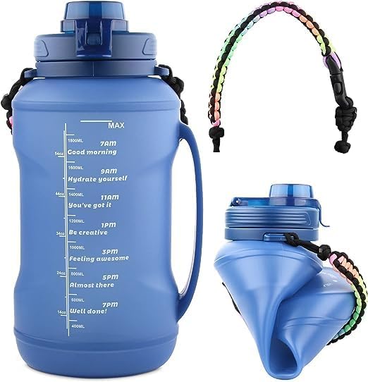 Amazon.com: Collapsible Water Bottles, Foldable Water Bottles for ...