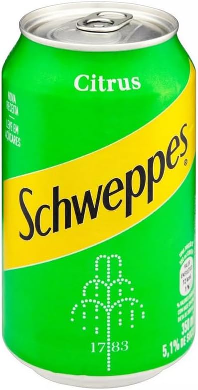 Pack de Schweppes Citrus Original LT 350ml 6 unidades : Amazon.com.br ...