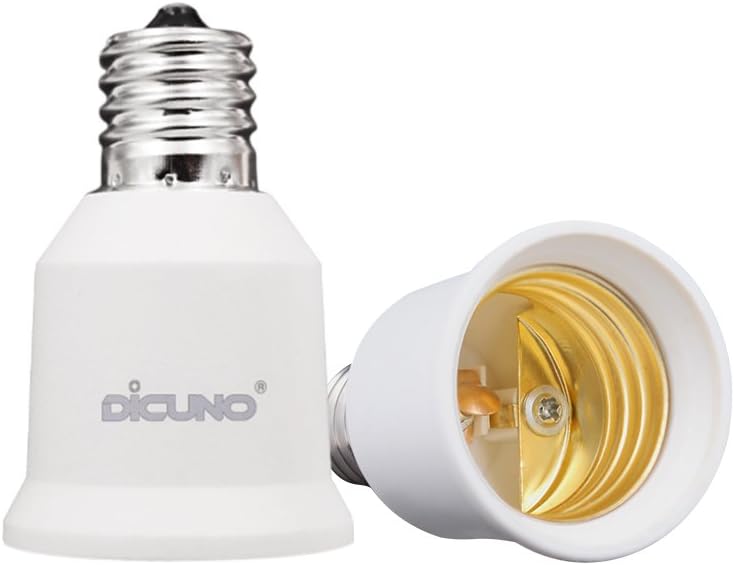 Amazon | 口金変換 アダプター E11-E17 電球 ソケット 口金 照明補助器具 (E11-E17, PC+銅) | SUPCF | 口金変換アダプタ