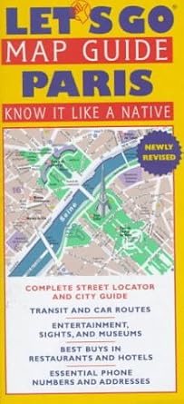Amazon.com: Let's Go Map Guide: Paris: 9780312181253: Let's Go Inc.: Books
