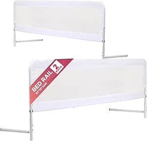 Amazon.com: FURWEY 2Pack Extra Long Bed Rails 59 inch Bed Rail for ...
