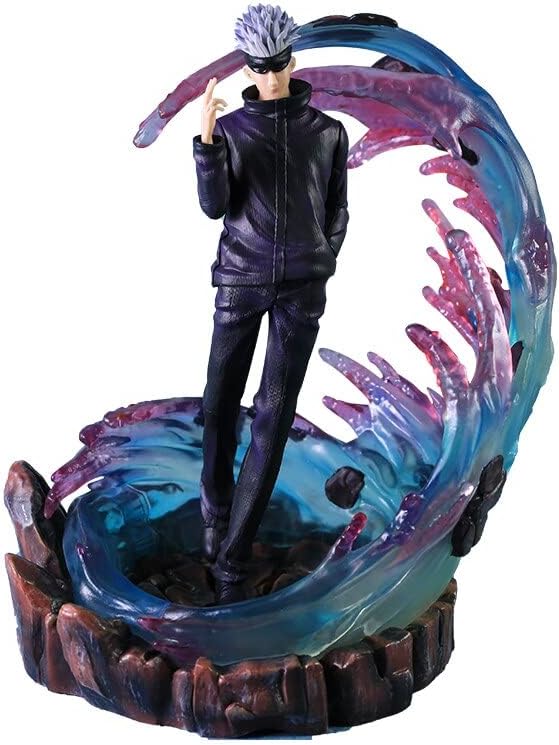 Buy KENMA Jujutsu Kaisen Gojo Satoru 35cm Action Figure with LED Lights ...
