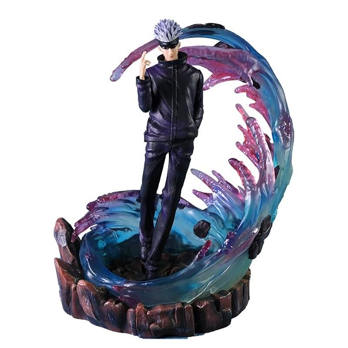 Buy KENMA Jujutsu Kaisen Gojo Satoru 35cm Action Figure with LED Lights ...