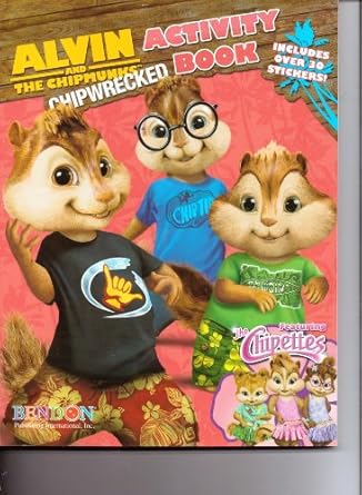 Alvin & the Chipmunks Chipwrecked Activity Book Featuring the Chipettes ...