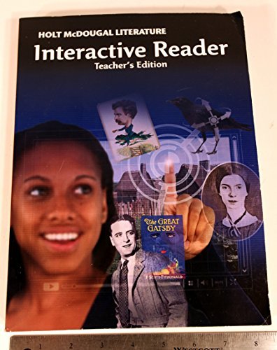 Holt McDougal Literature: Interactive Reader Teacher's Edition Grade 11 ...