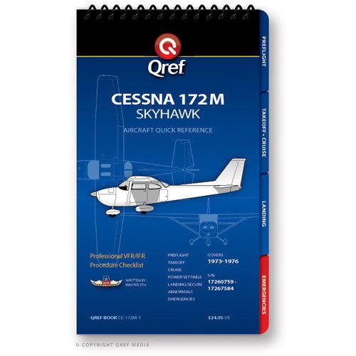 Amazon.co.jp: Cessna 172M Qref Checklist Book : 本
