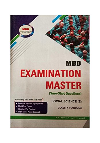 Amazon.in: Buy Examination Master (MBD) Social Science (E)Class 10th ...