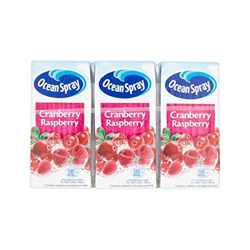 Amazon.com : Ocean Spray Cranberry & Raspberry 3 x 200ml (Pack of 4 ...