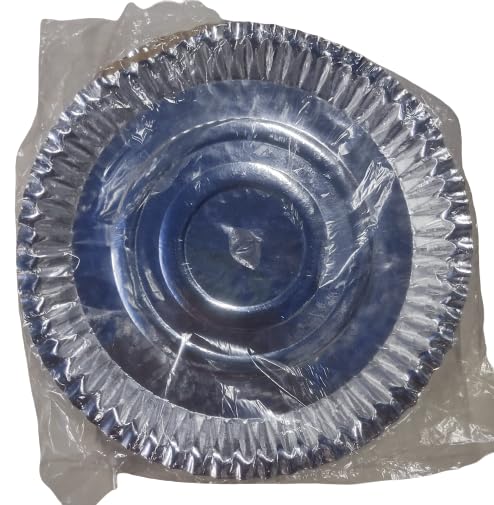 Buy 12"- 12" Silver Paper Plates (GSM 80, 500) Online at Low Prices in ...