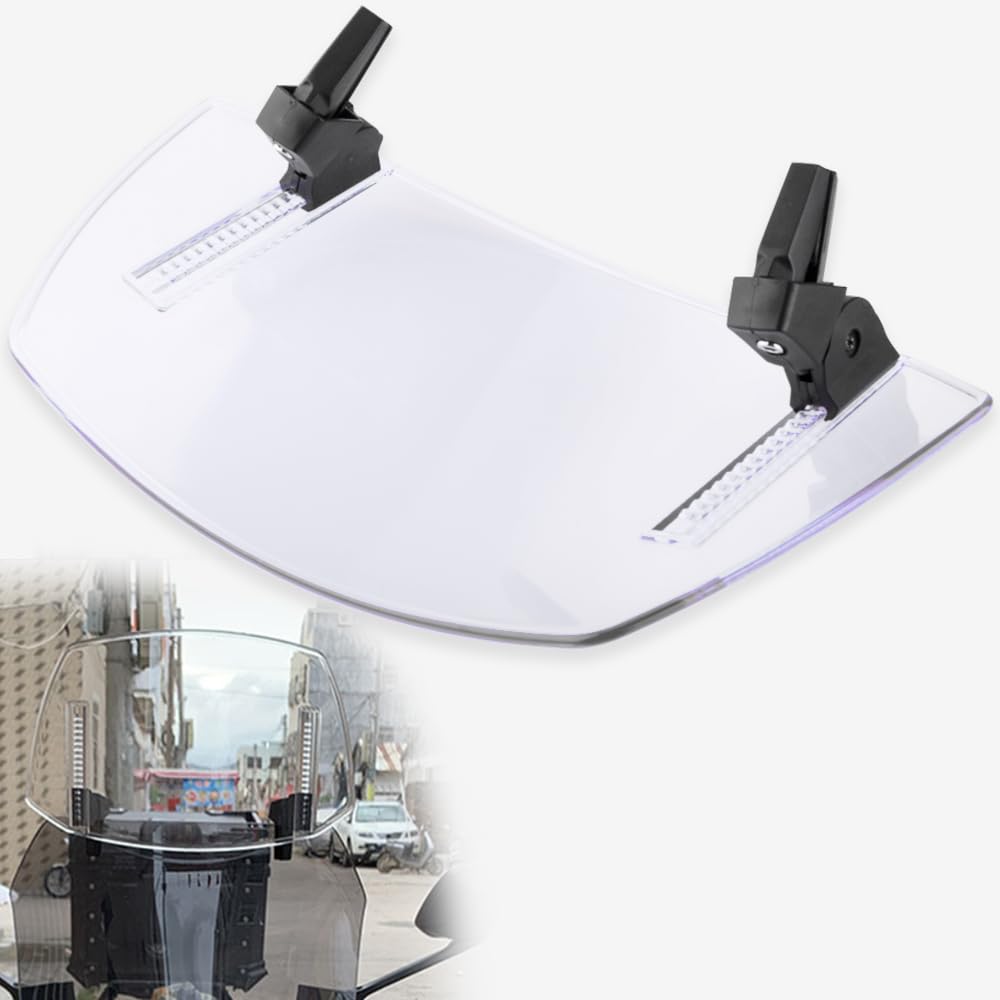 Snapklik.com : Motorcycle Windshield Extension Small Windshield ...