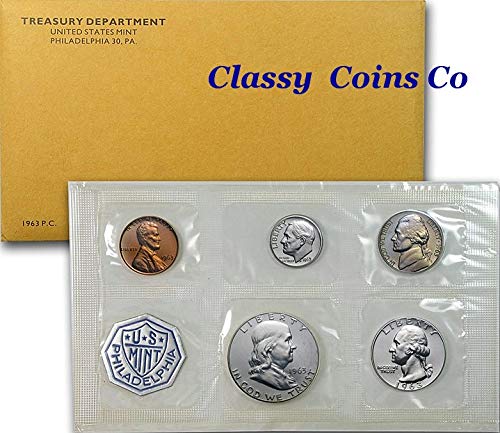 1963 P US Mint Silver Proof Set Gem Uncirculated at Amazon's ...