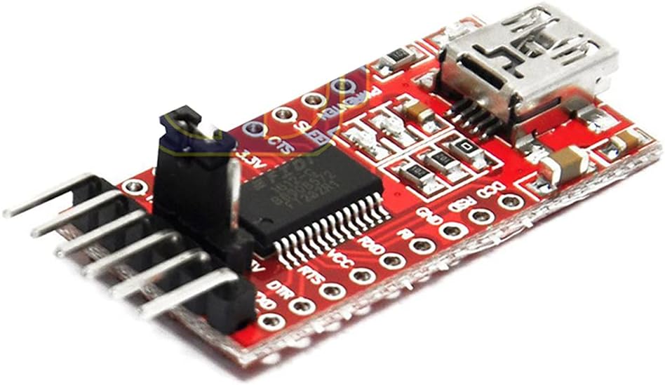 Amazon.com: DEVMO FT232RL 3.3V 5.5V FTDI USB to TTL Serial Converter ...