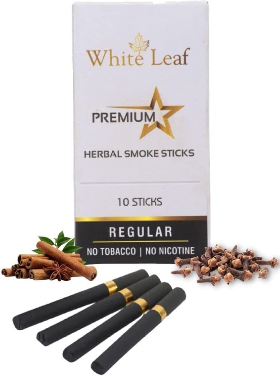 Amazon.com: White Leaf Herbals Regular Cigarette, Tobacco and Nicotine ...