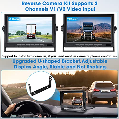 Reversing Camera Kit for Vans with U-shaped BracketAHD Version7” 1080P ...