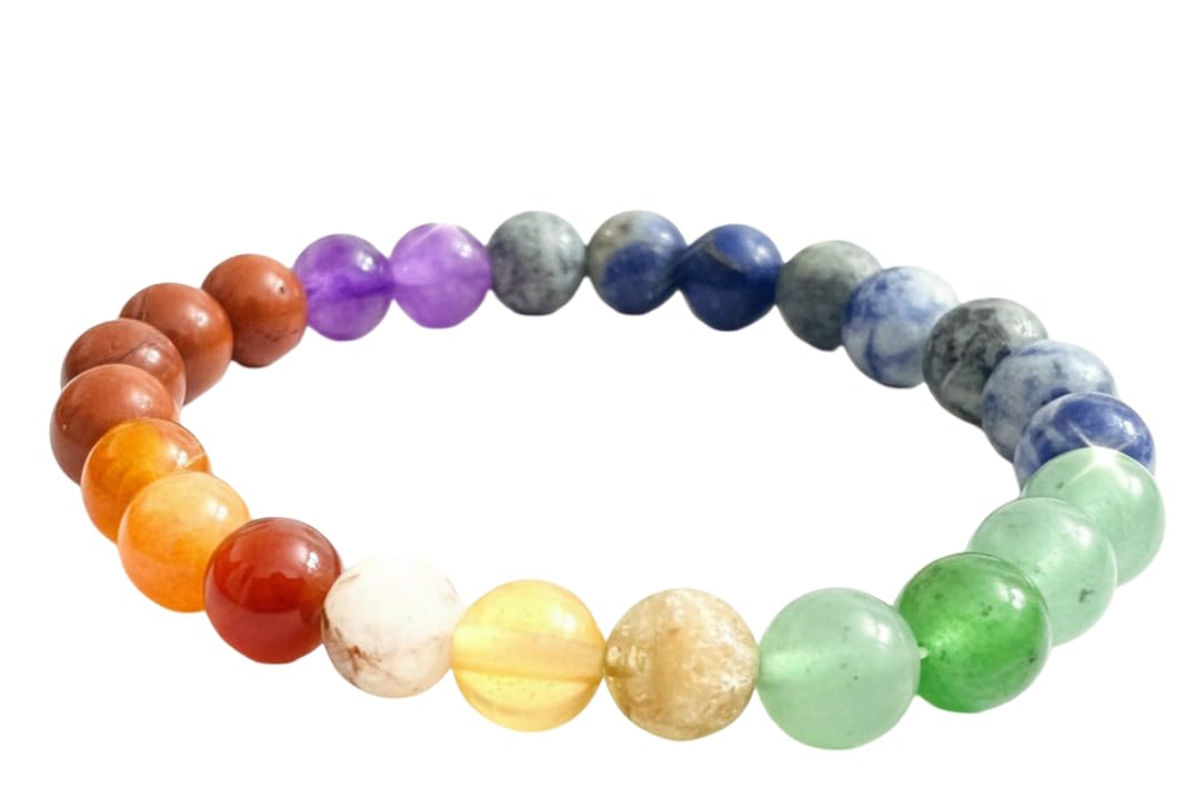 Buy HICKORY Shivaksh Seven Chakra Bracelet Original Certified Reiki ...