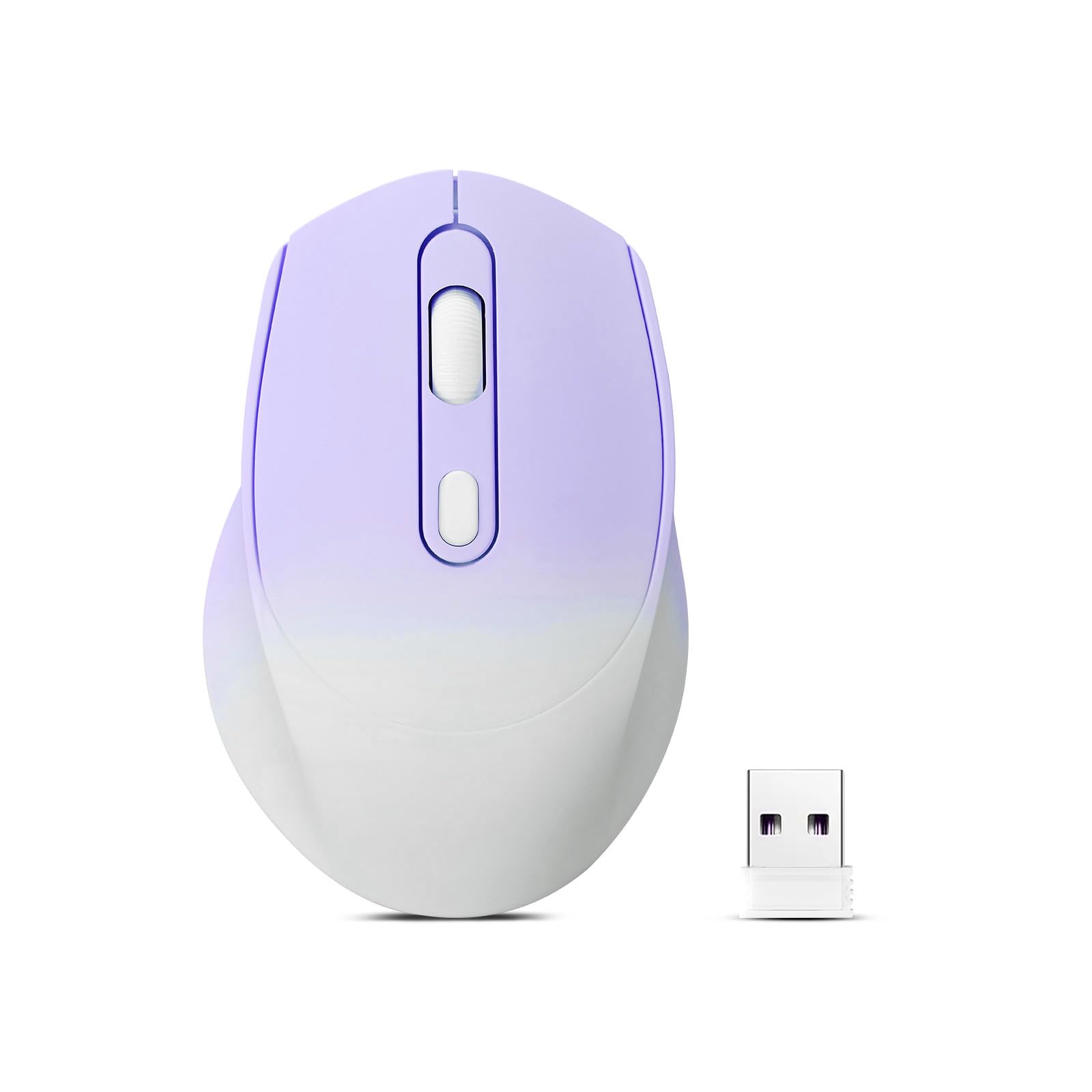 Amazon.com: Wireless Gradient Color Bluetooth Mouse,Dual Mode ...