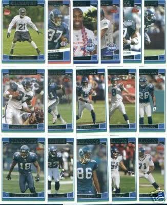 Amazon.com: 2006 Topps Seattle Seahawks Complete Team Set (15 Cards ...