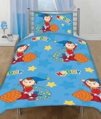 Noddy Rocket Junior Cot Bed Rotary Duvet Cover Set 120*150cm New ...