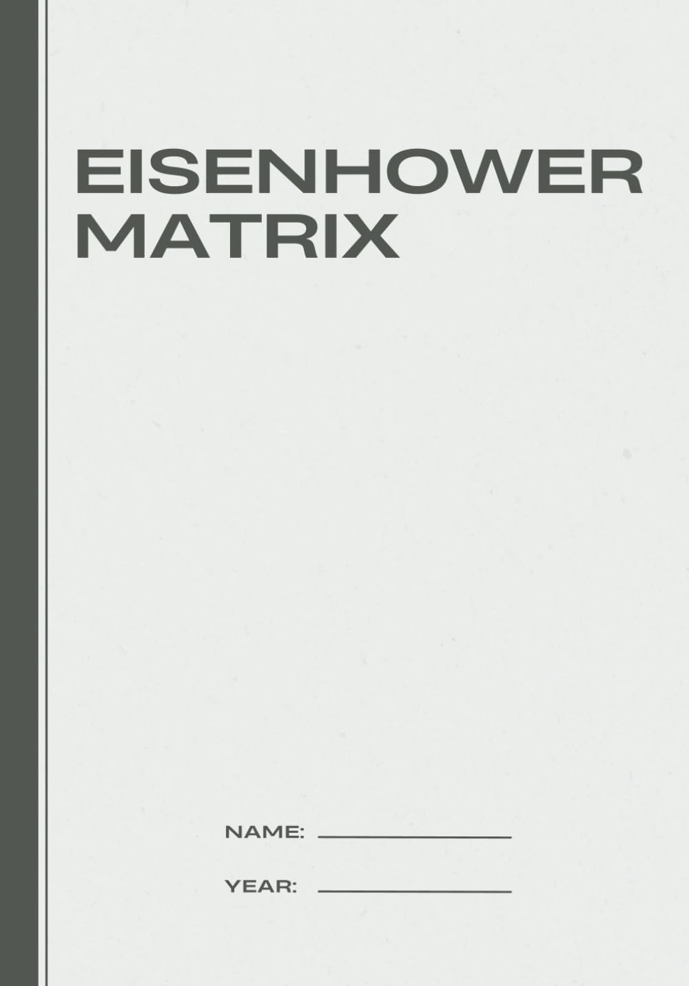 Amazon.com: Eisenhower Matrix Decision planner: A Notepad for Mastering ...