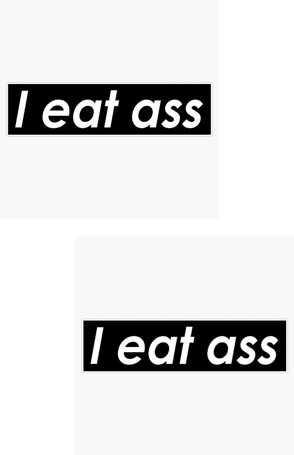 I Eat Ass Vinyl Waterproof Sticker Decal Car Laptop Wall