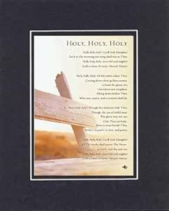 Amazon.com: Holy, Holy, Holy! Lord God Almighty. 8 x 10 Inches Biblical ...