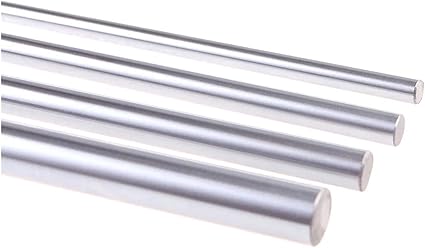 Amazon.com: QXCIVR 2pcs Optical Axis Rail Linear Shaft Chrome Stainless ...
