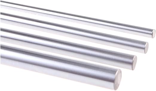 Amazon.com: QXCIVR 2pcs Optical Axis Rail Linear Shaft Chrome Stainless ...