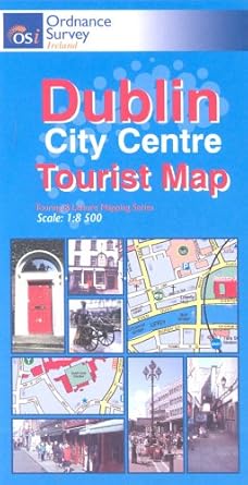 Dublin City Centre Tourist Map (Irish Maps, Atlases and Guides): Amazon ...