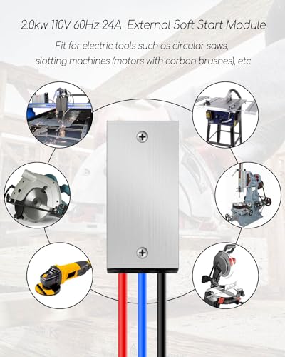 Snapklik.com : 20kw 110V 60Hz 24A Soft Start Module, Soft Start Relay ...