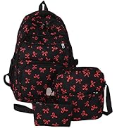 Amazon.com: JQWYGB Coquette Backpack Floral Kawaii Backpack for Women 3 ...