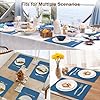 Amazon.com: Rinpon Boho Tassel Cloth Placemats Set of 6, Linen Type ...