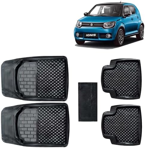KINGSWAY 3G PVC Rubber Car Foot Mats Compatible with Maruti Suzuki ...