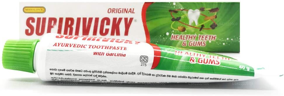 Amazon.com: Siddhalepa Supirivicky Ayurvedic Toothpaste (110g / 3.8oz ...